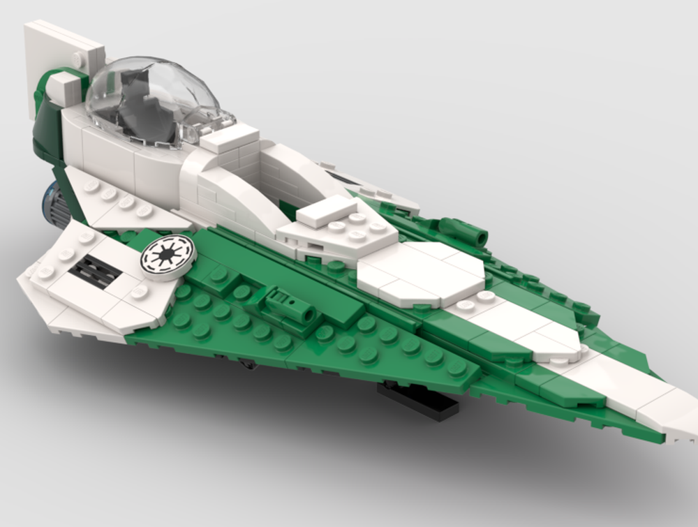 LEGO MOC Luminara Unduli's Delta 7B Starfighter by JRBricks22 ...