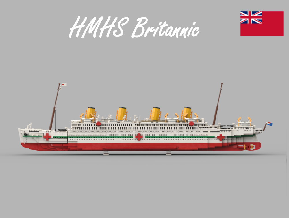 LEGO MOC HMHS Britannic by BasicBuilder23 | Rebrickable - Build with LEGO