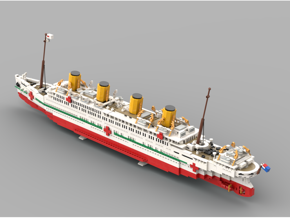 LEGO MOC HMHS Britannic by BasicBuilder23 | Rebrickable - Build with LEGO