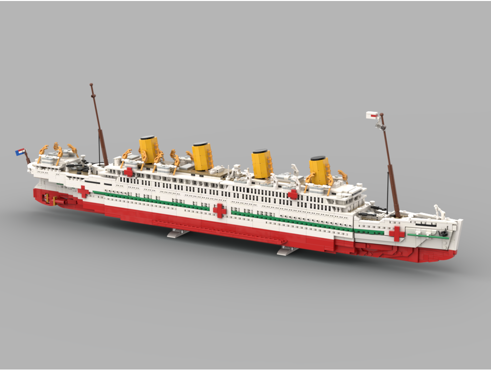 LEGO MOC HMHS Britannic by BasicBuilder23 | Rebrickable - Build with LEGO