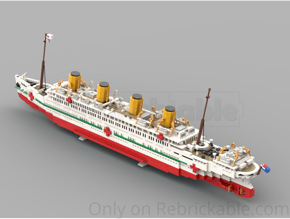 LEGO MOC-234627 HMHS Britannic by BasicBuilder23 | Rebrickable - Build ...