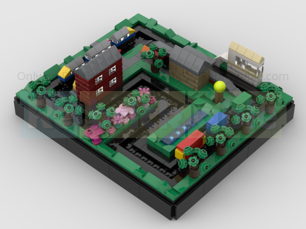 LEGO MOC Miniature Working Model Railway Featuring Moving Trains by ...