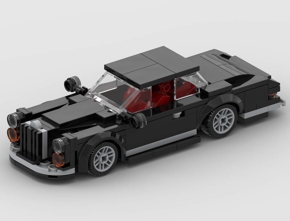 LEGO MOC Black 50s Luxury Car for your City Street by DutchDude ...