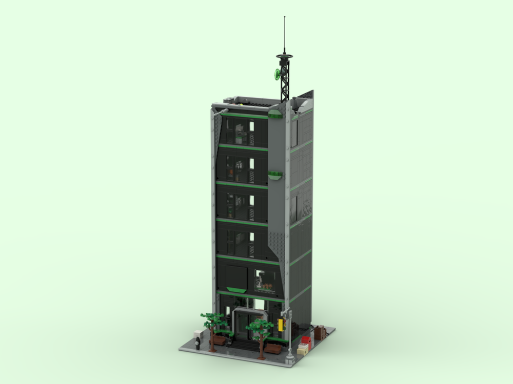 LEGO MOC Modular Oscorp Tower by Kuragari1 | Rebrickable - Build with LEGO
