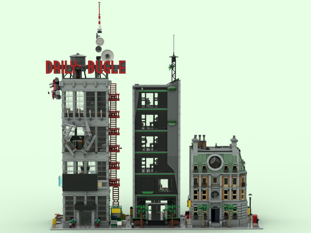 LEGO MOC-234650 Modular Oscorp Tower by Kuragari1 | Rebrickable - Build ...