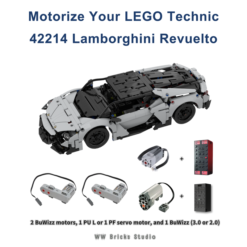LEGO MOC [BuWizz motor] LEGO Technic 42214 Lamborghini Revuelto by WW ...