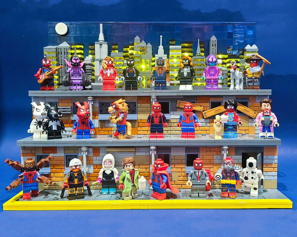 LEGO MOC Cityscape Diorama Display for Collectible Minifigures - Wide ...