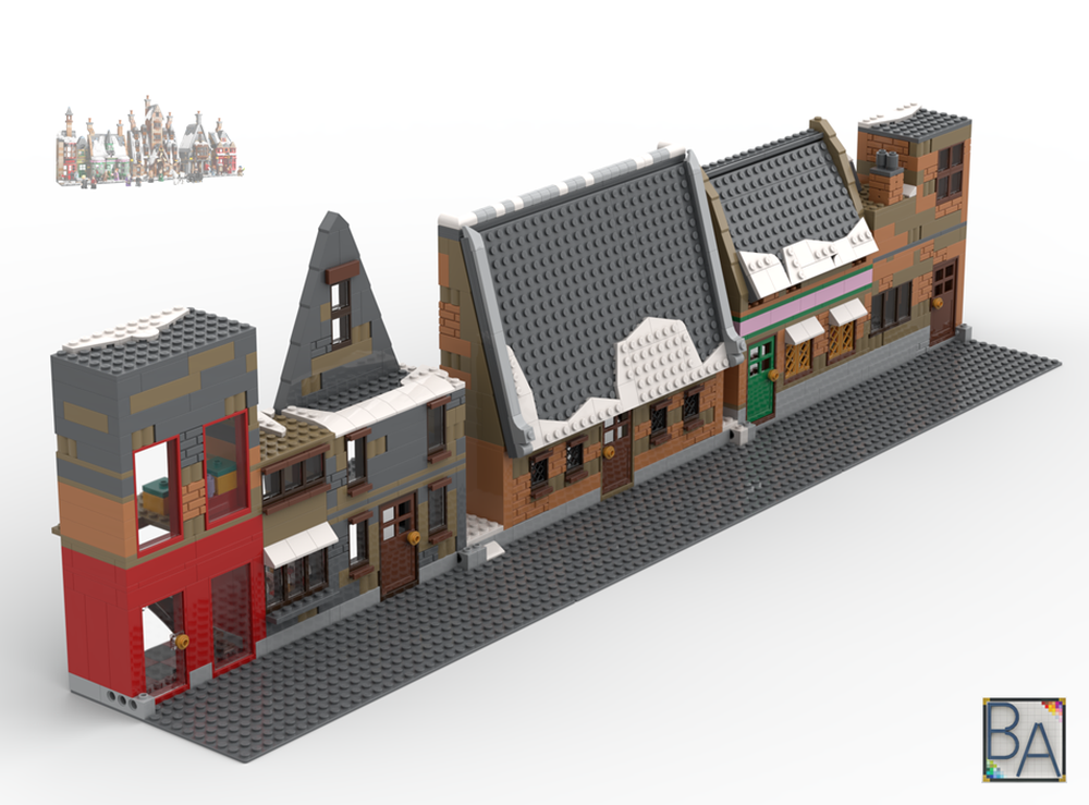 LEGO MOC Hogsmeade Village Enclosure - Compatible with Set 76457 by Brick Artisan | Rebrickable ...