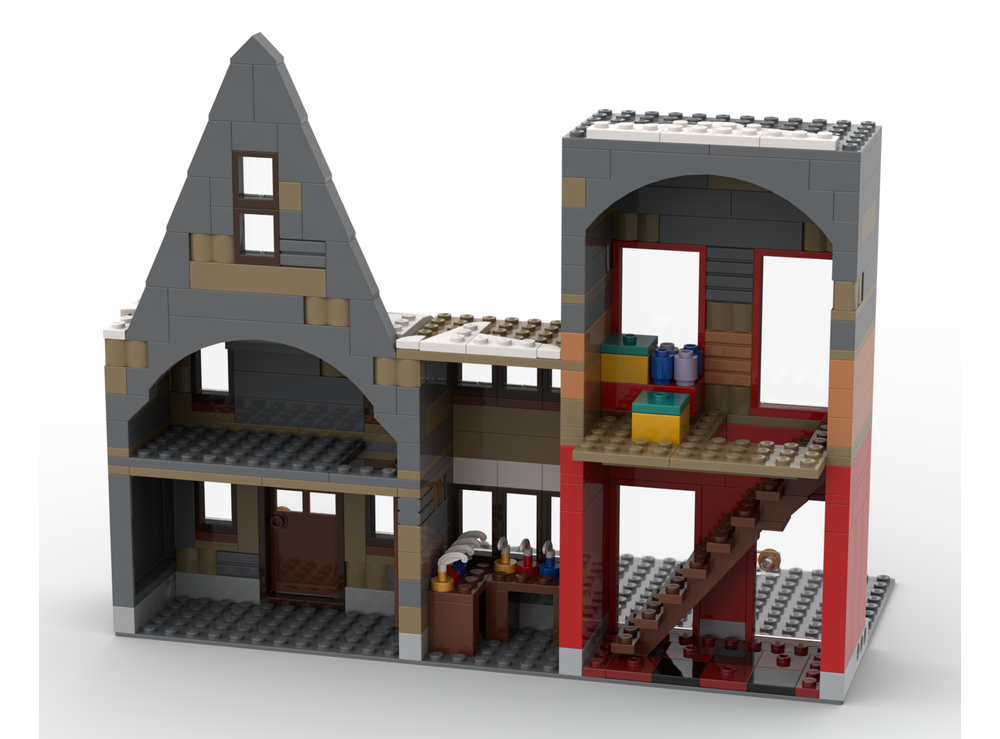 LEGO MOC-234687 Hogsmeade Village Enclosure - Compatible with Set 76457 ...