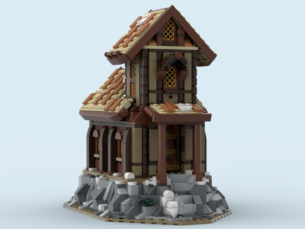 LEGO MOC Chapel of Solitude by NicholasBrickolas | Rebrickable - Build with LEGO