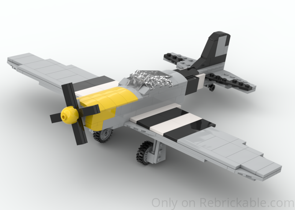 LEGO MOC-234720 P-51 Mustang 1:48 Scale by JojoTheBuilder | Rebrickable ...