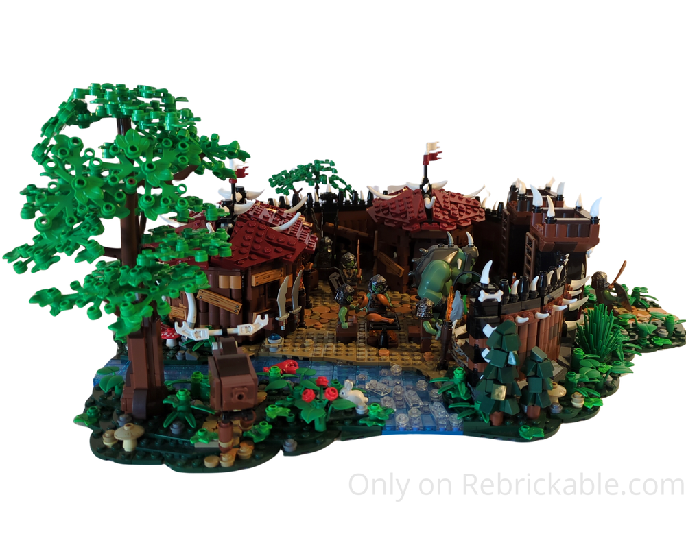 LEGO MOC Fantasy Orc Camp by SirDragonBricks | Rebrickable - Build with ...