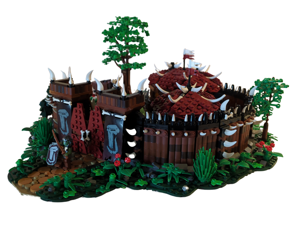 LEGO MOC Fantasy Orc Camp by SirDragonBricks | Rebrickable - Build with ...
