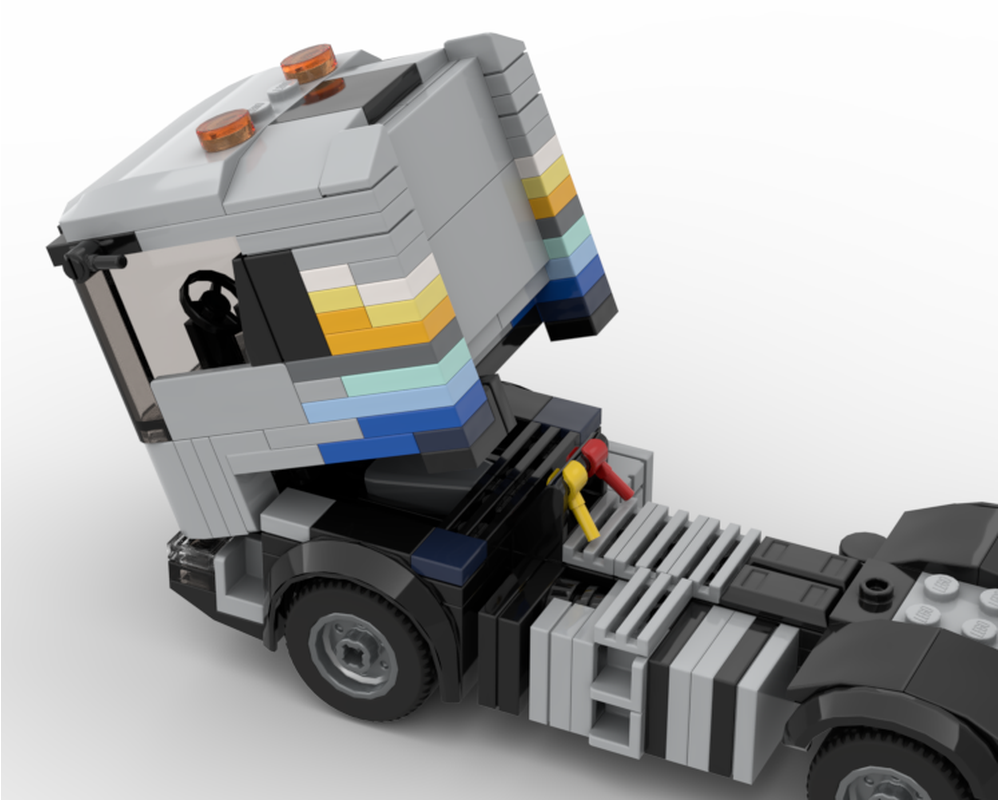 LEGO MOC European Truck by Zudineer | Rebrickable - Build with LEGO