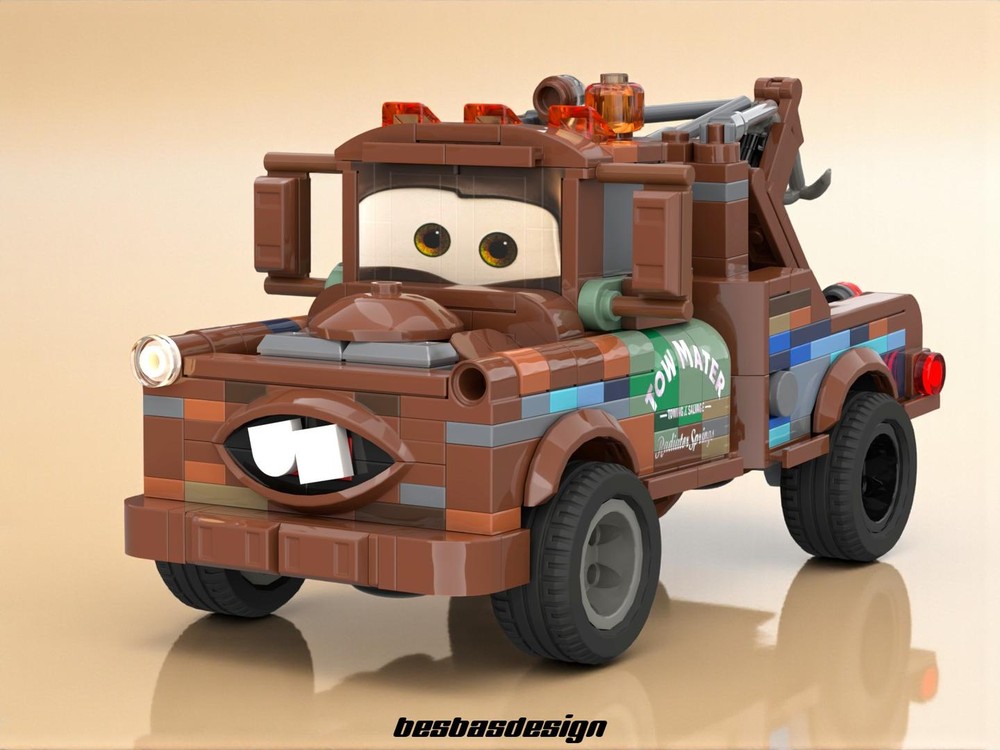 LEGO MOC-234739 Tow Mater by besbasdesign | Rebrickable - Build with LEGO