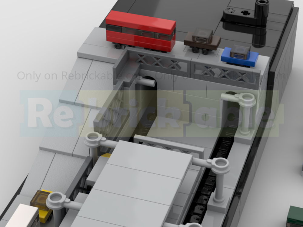 LEGO MOC-234740 Motorised Miniature High Speed Model Railway With ...
