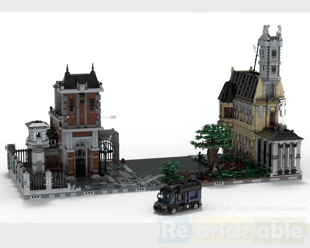 LEGO MOC-234744 Arkham Asylum 76300 MOC Expansion by Splt3rdLothadom ...