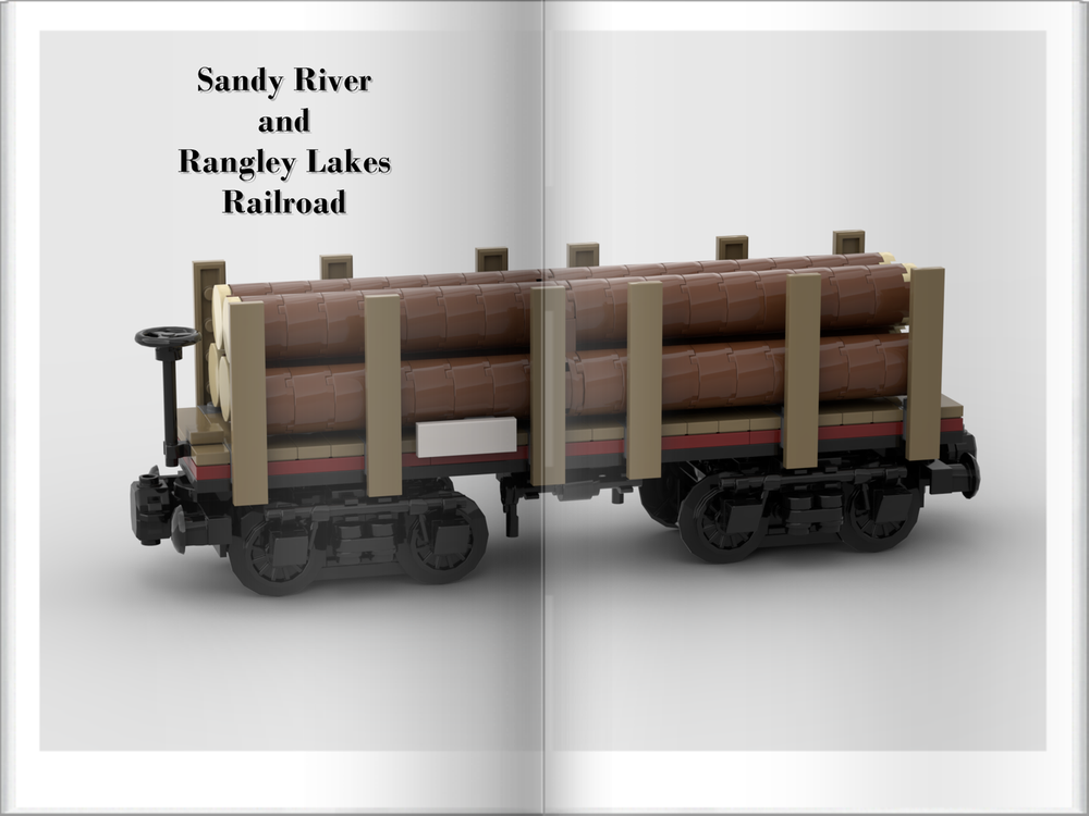 LEGO MOC Sandy River and Rangley Lakes Logging Car (Full) by mDaro ...