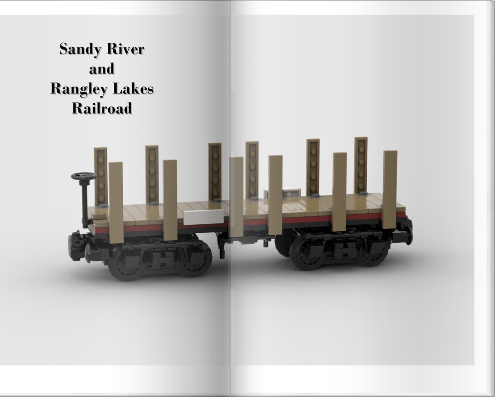 LEGO MOC Sandy River and Rangley Lakes Logging Car (Empty) by mDaro ...