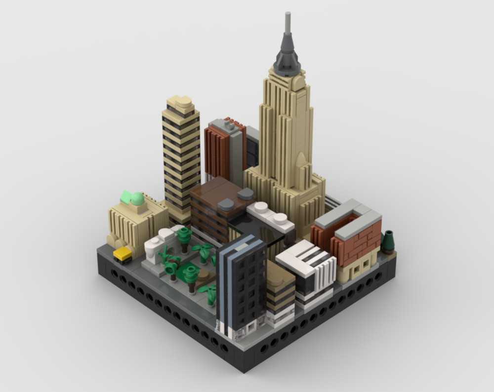 LEGO MOC Manhattan project : Bloc 1 - The Empire State Building by ...