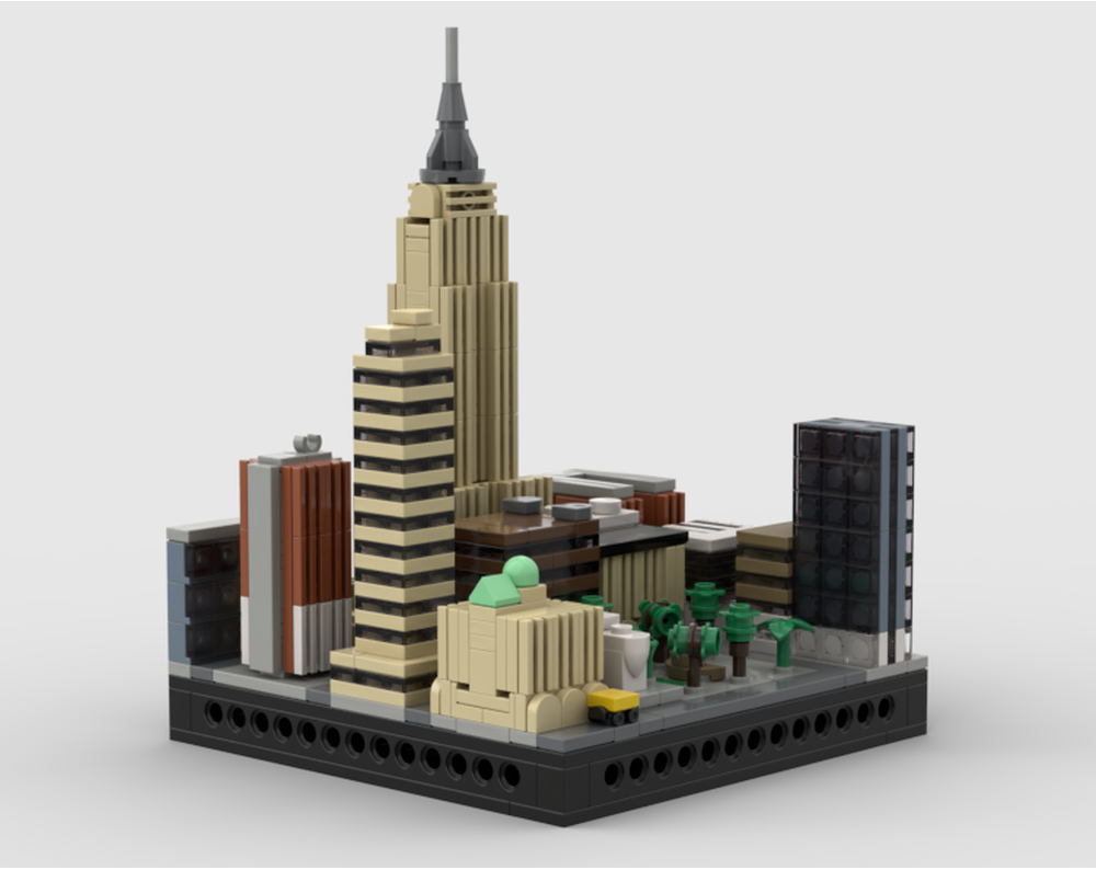 LEGO MOC Manhattan project : Bloc 1 - The Empire State Building by ...