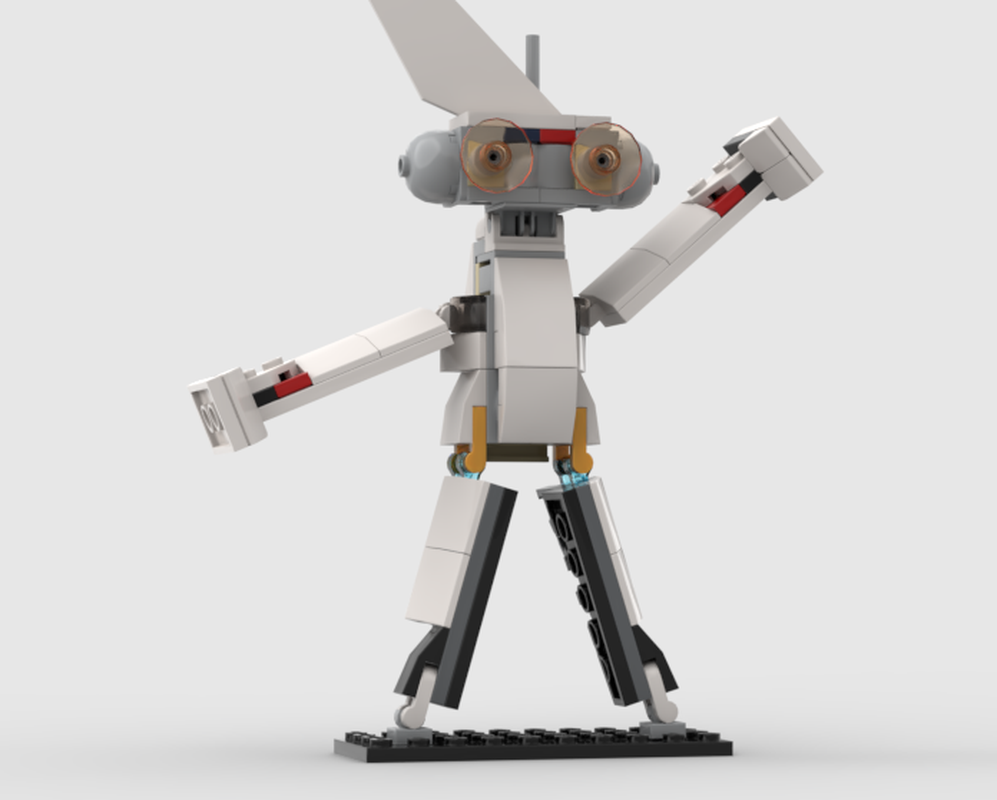 LEGO MOC Robot Man by murkywaters | Rebrickable - Build with LEGO