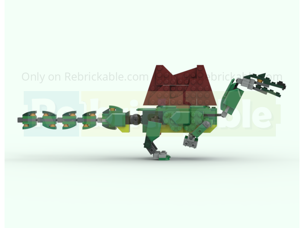 LEGO MOC-234779 Spinosaurus aegyptiacus 31161 (minifigure scale) by ...