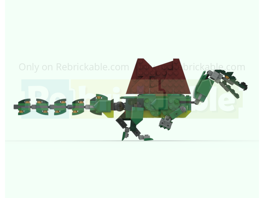 LEGO MOC Spinosaurus aegyptiacus 31161 (minifigure scale) by RedKite4 ...