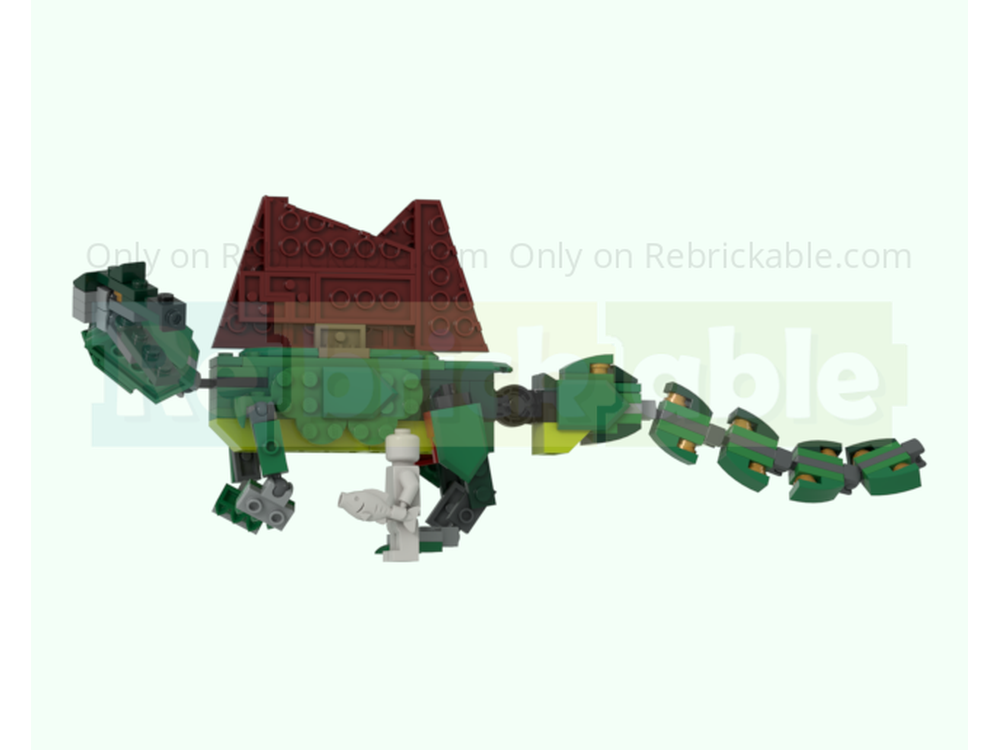 LEGO MOC-234779 Spinosaurus aegyptiacus 31161 (minifigure scale) by ...
