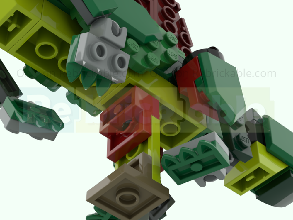 LEGO MOC-234779 Spinosaurus aegyptiacus 31161 (minifigure scale) by ...