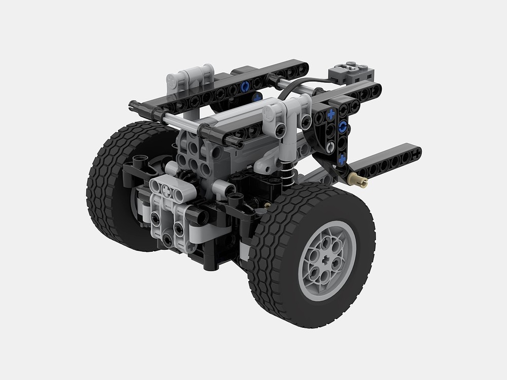 LEGO MOC-234780 11-Stud Motorized Front Axle (Onboard PFS Servo) by ...