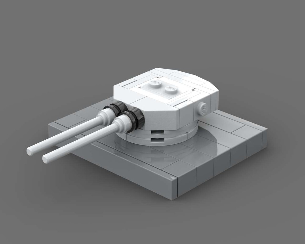 LEGO MOC-234783 WW1 naval gun turret by printi | Rebrickable - Build ...