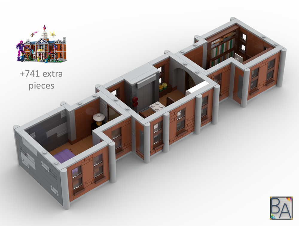 LEGO MOC-234787 X Mansion Xtra Floor (with Interior) by Brick Artisan ...