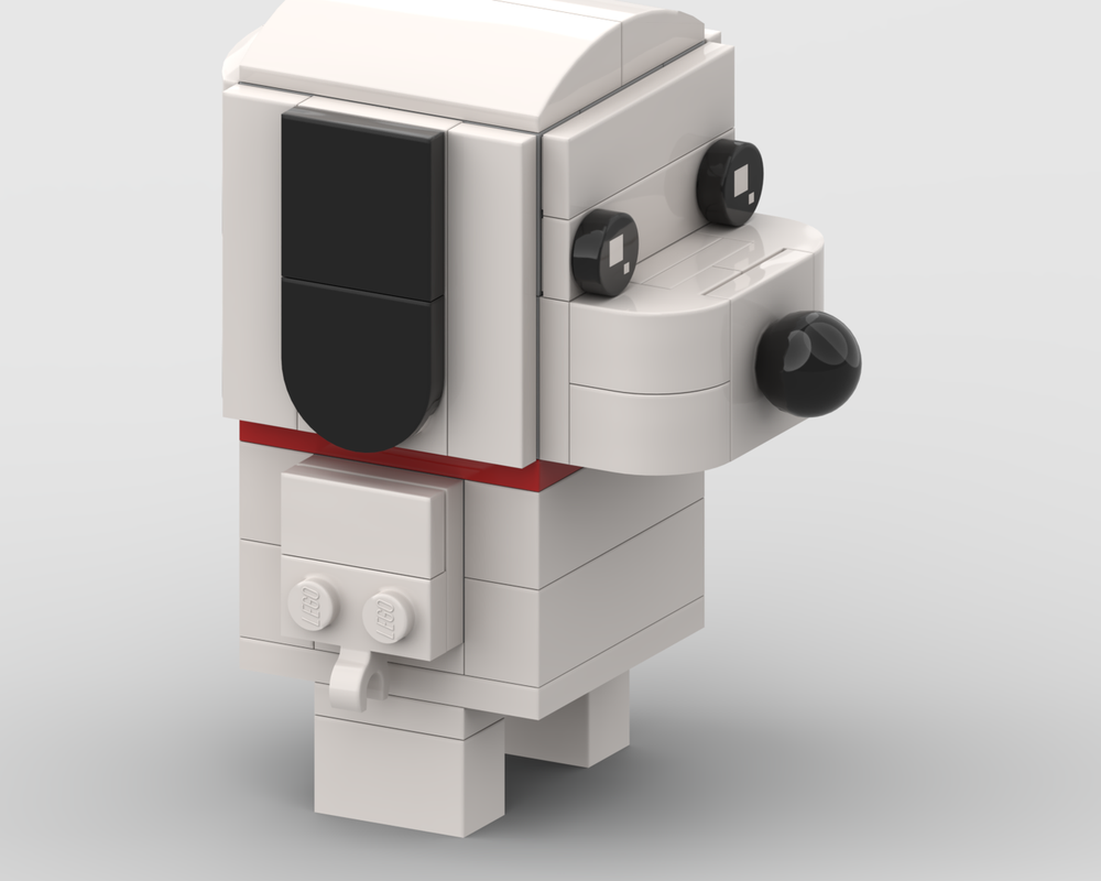 LEGO MOC BrickHeadz Snoopy by thrulego | Rebrickable - Build with LEGO