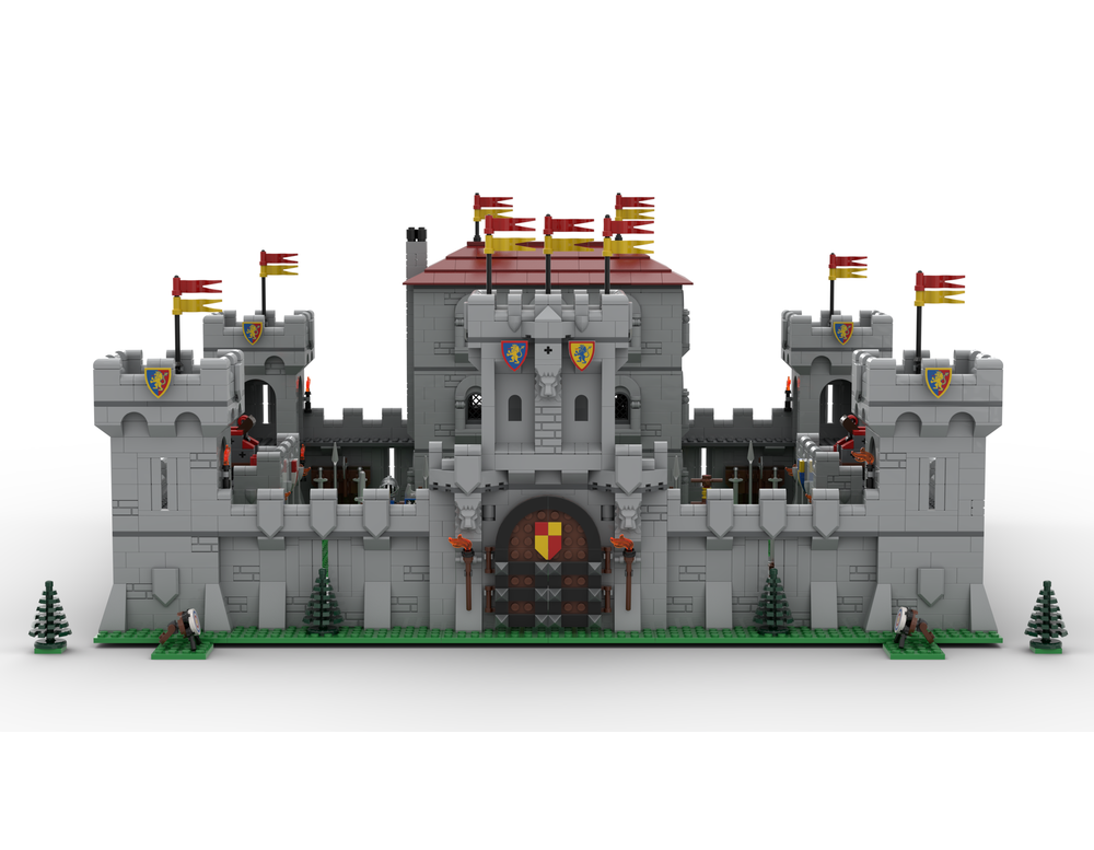 LEGO MOC Lion Knights' Training Fortress by PhoenixAu | Rebrickable ...