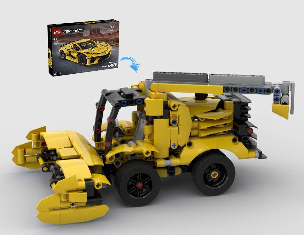 LEGO MOC Combine Harvester 42205 Alternate Build by ErikGS ...
