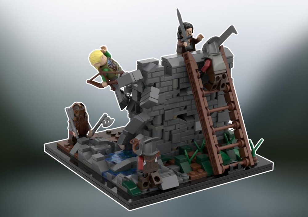 LEGO MOC "Better call the mason!" LOTR Inspired by BrickNstories (Théo ...