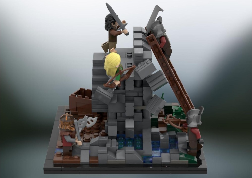 LEGO MOC-234803 "Better call the mason!" LOTR Inspired by BrickNstories ...