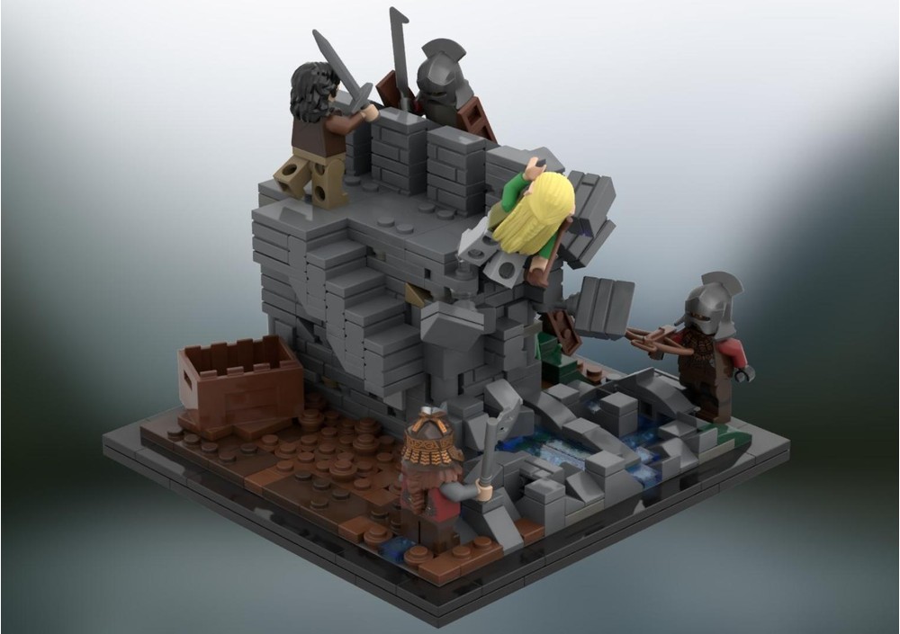 LEGO MOC "Better call the mason!" LOTR Inspired by BrickNstories (Théo ...