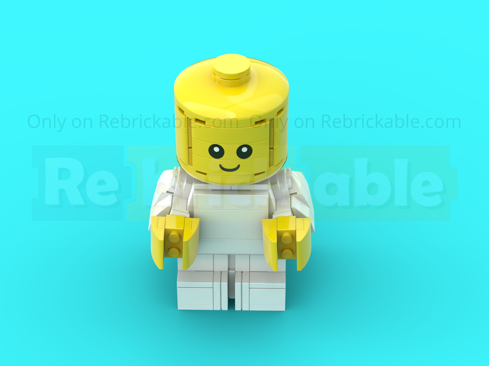 LEGO MOC-234805 6:1 Upscaled Baby Minifigure by Brickmethis ...