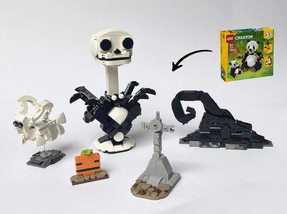 LEGO MOC The Nightmare Before Christmas - Jack Skellington Bust, Spiral ...