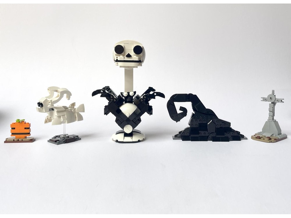 LEGO MOC The Nightmare Before Christmas - Jack Skellington Bust, Spiral ...