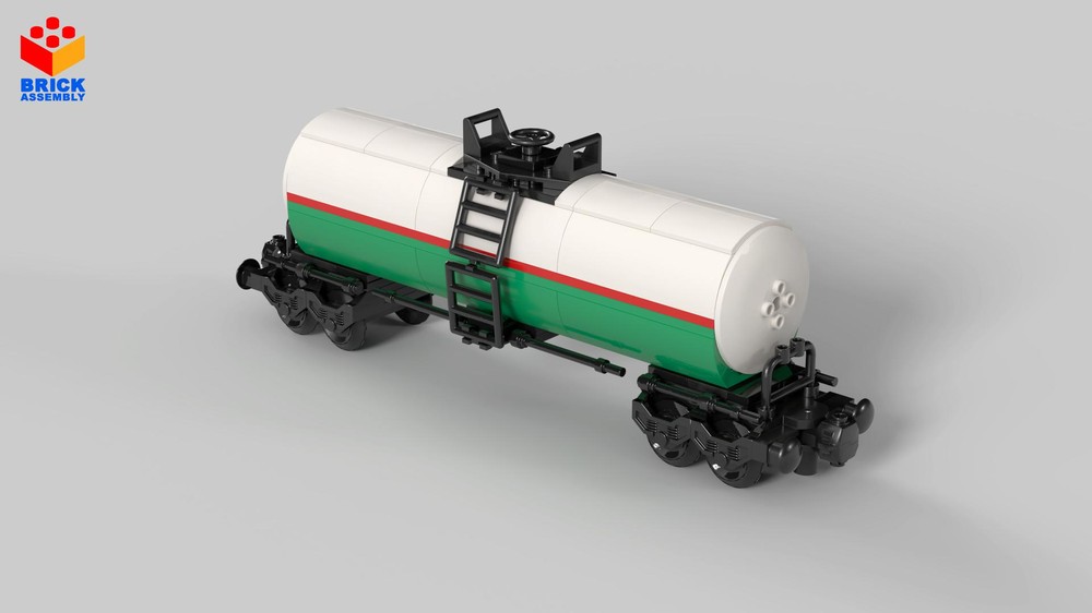 LEGO MOC Octan Train Tank Car MOC by BrickAssembly | Rebrickable ...