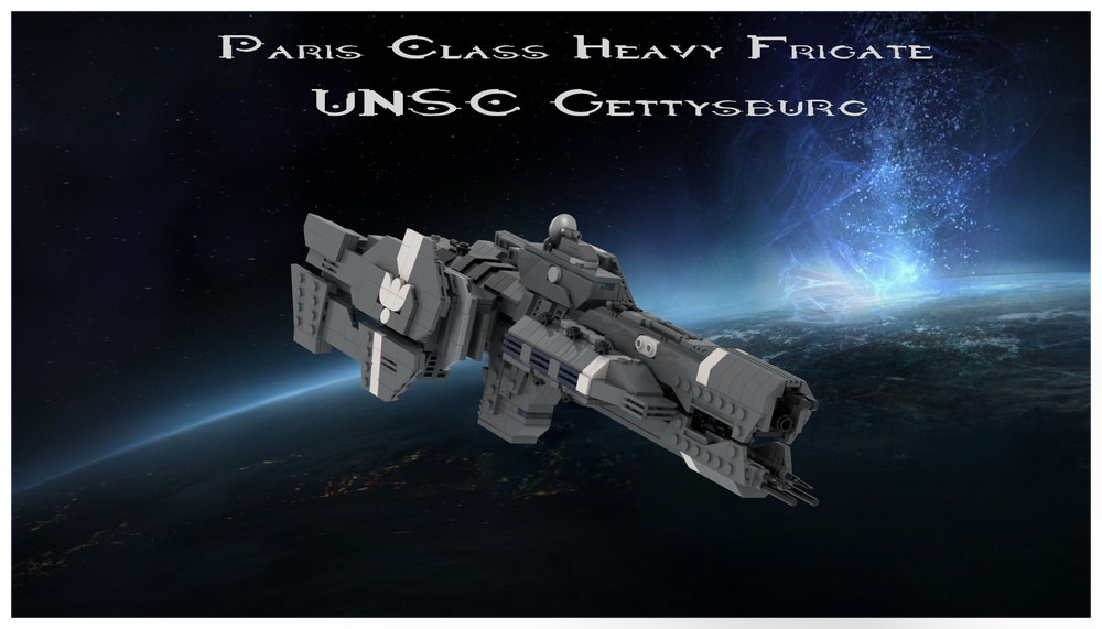 LEGO MOC Paris Class Heavy Frigate - UNSC Gettysburg by GurrDieEule ...