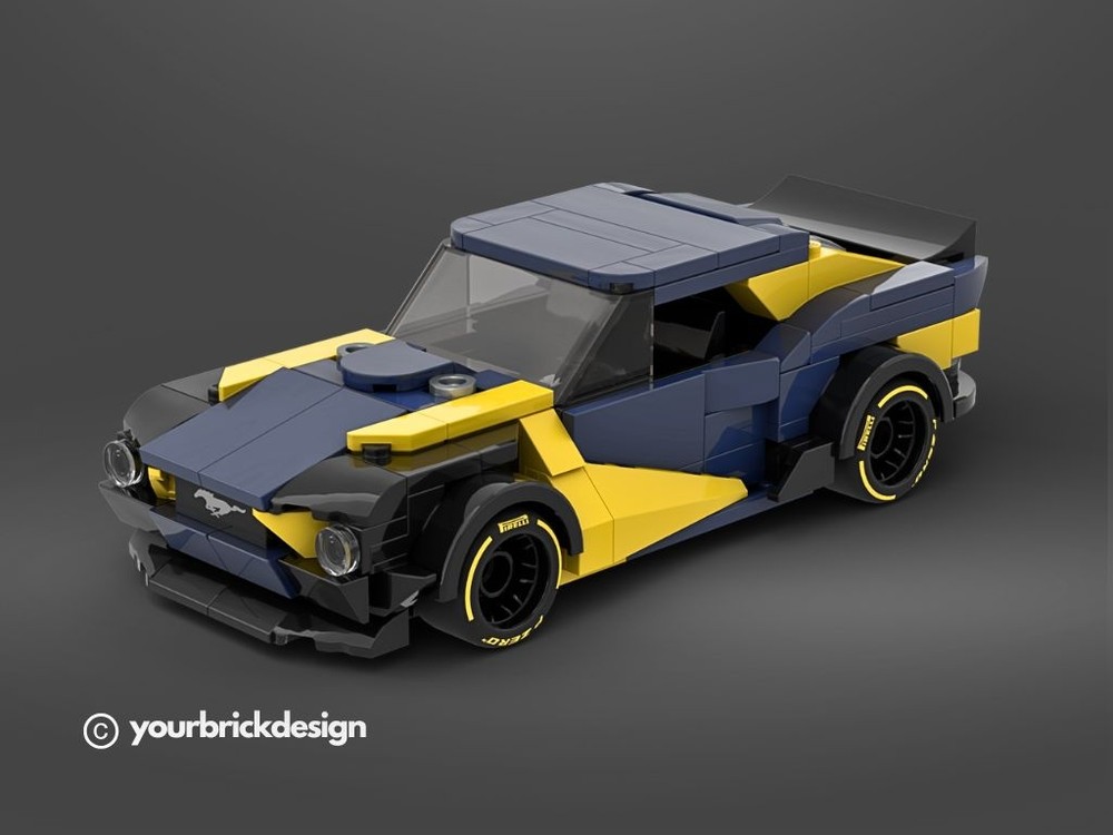 LEGO MOC 67' Custom Ford Mustang Wide Body Red Bull by yourbrickdesign ...