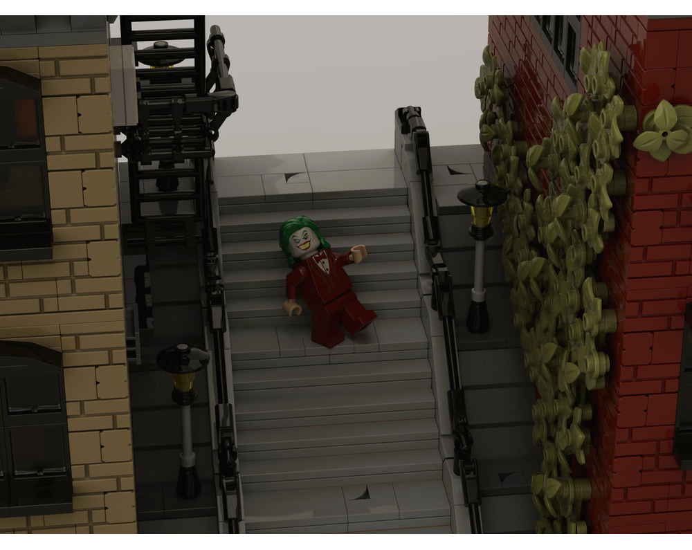 LEGO MOC-234886 Joker Stairs - Modular Building by Bricckoli ...