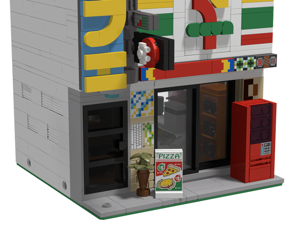LEGO MOC Japanese Convenience Store by WordOfMouse | Rebrickable ...