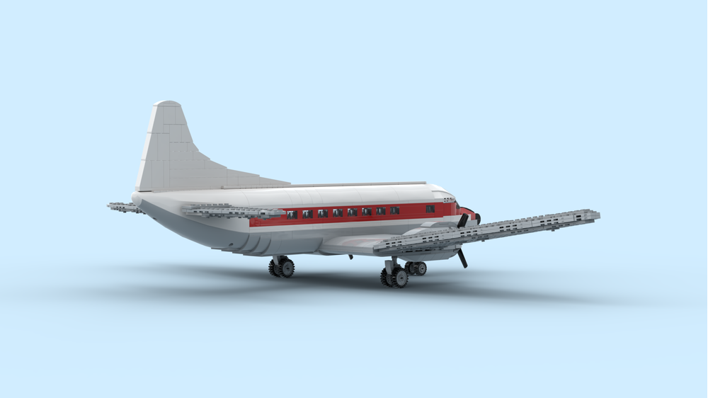 LEGO MOC Vintage Commuter Airliner by Skyhawk-1 | Rebrickable - Build ...