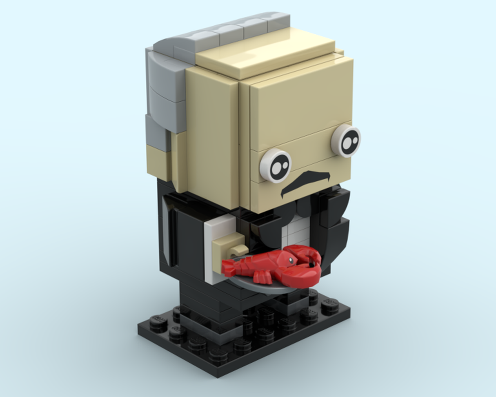LEGO MOC DC's Alfred Pennyworth Brickheadz by Fizberry | Rebrickable ...