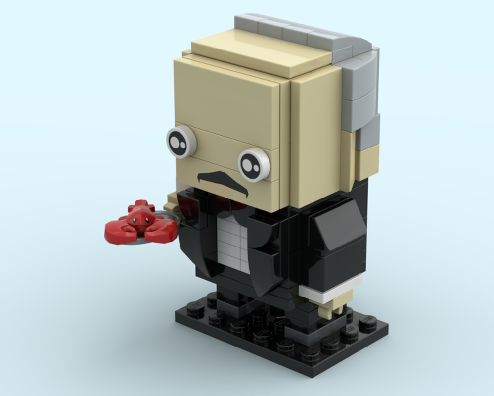 LEGO MOC DC's Alfred Pennyworth Brickheadz by Fizberry | Rebrickable ...